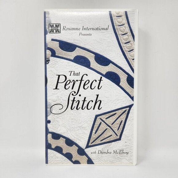 Roxanne International | Accessories | That Perfect Stitch Vhs Quilting ...